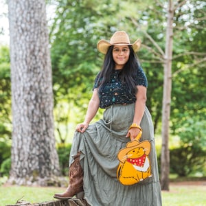 Cowboy Cat Ita Bag - Purse and Backpack - Etsy