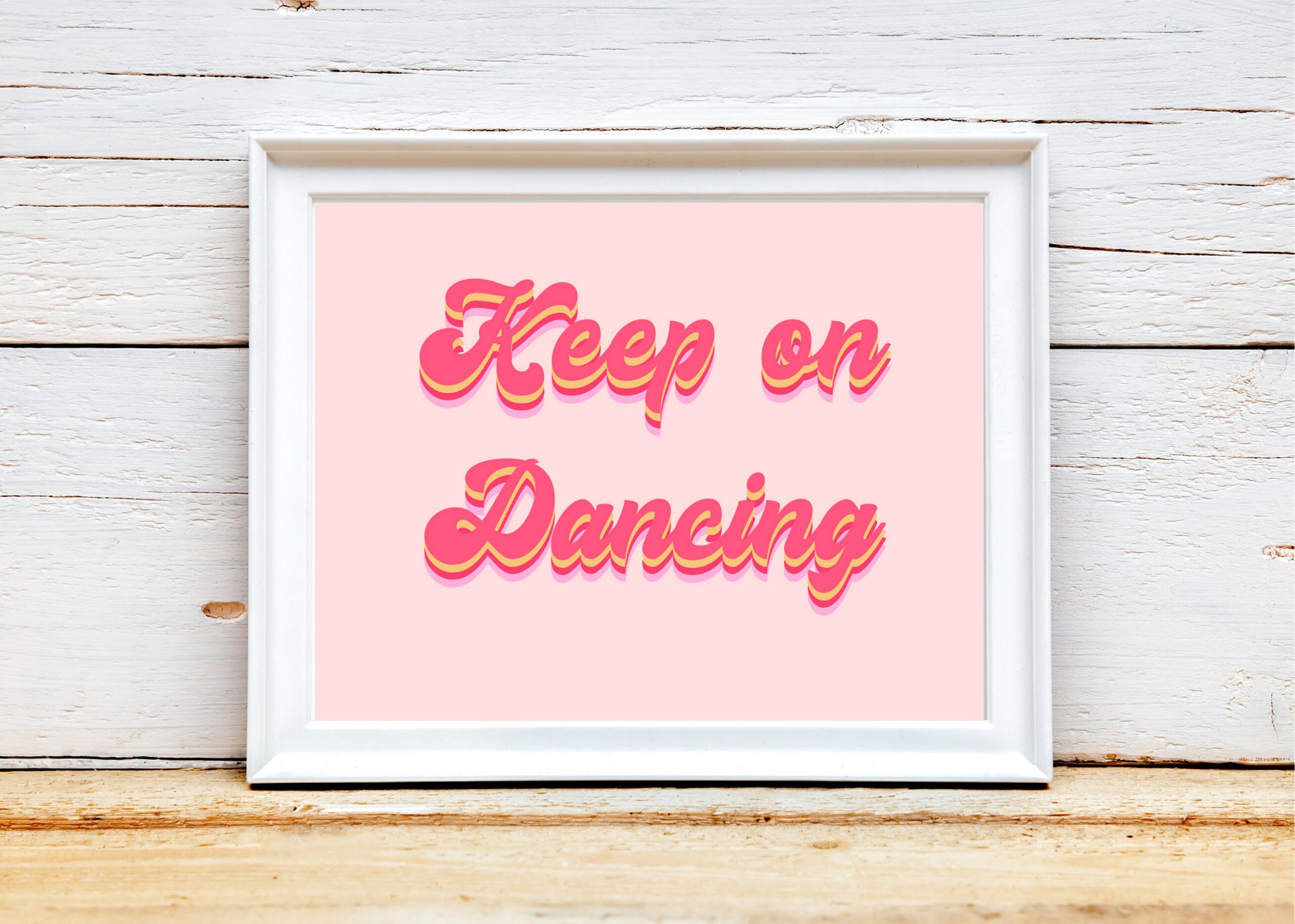 Keep on Dancing Print - Etsy