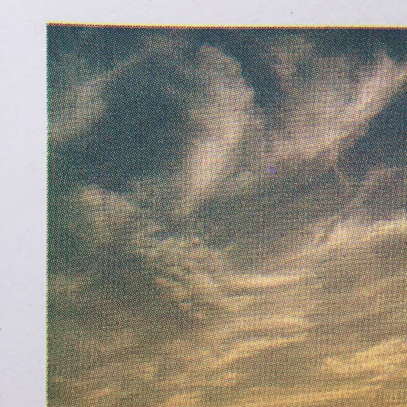 Lydia Ann Sunset Lighthouse Screen Print 12 X 12 - Etsy