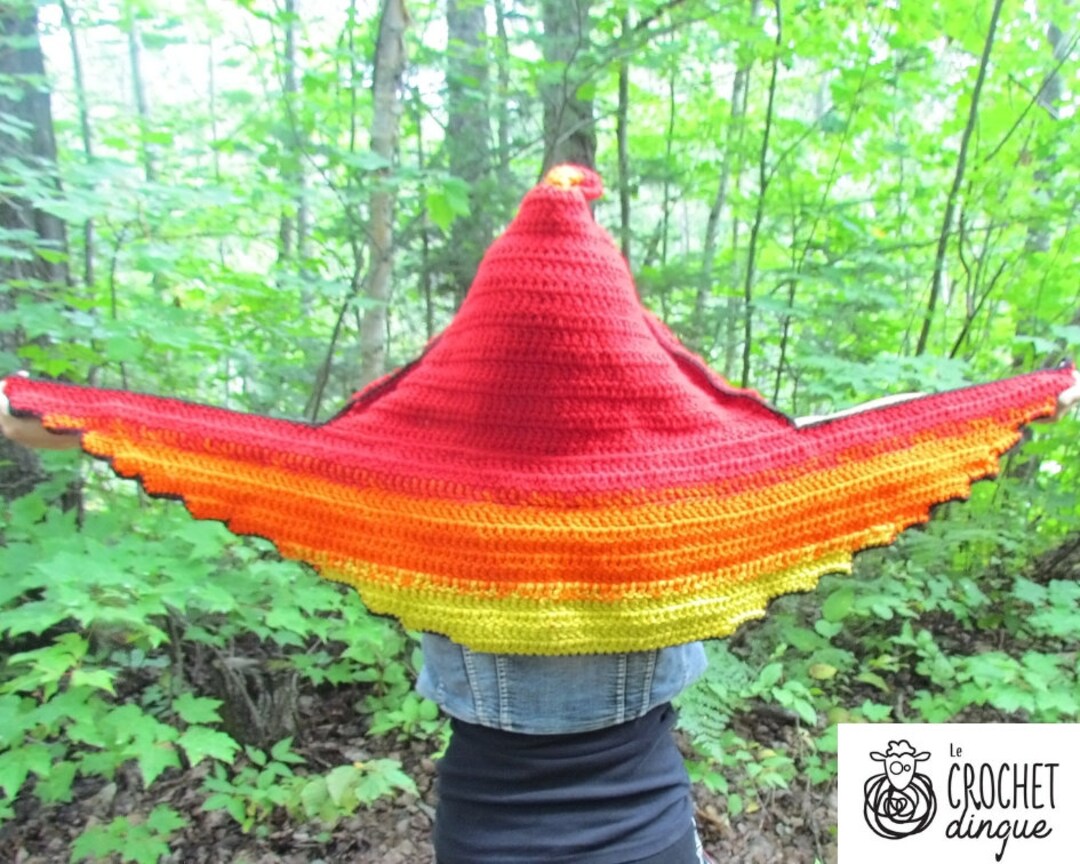 Rise of the Phoenix, PDF Pattern Only (digital File), Hood-scarf ...
