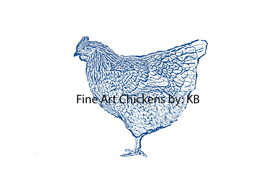 Blue Hen Design, Chicken Design, PNG File, Instant Digital Download - Etsy