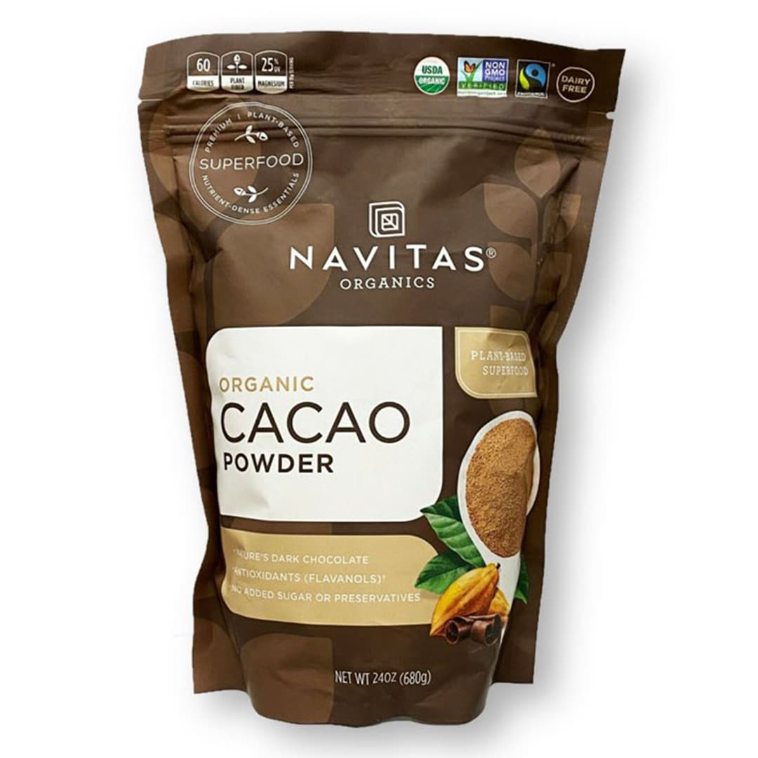 Navitas Organic Cacao Powder 100% Cacao Fairtrade Plant-based ...