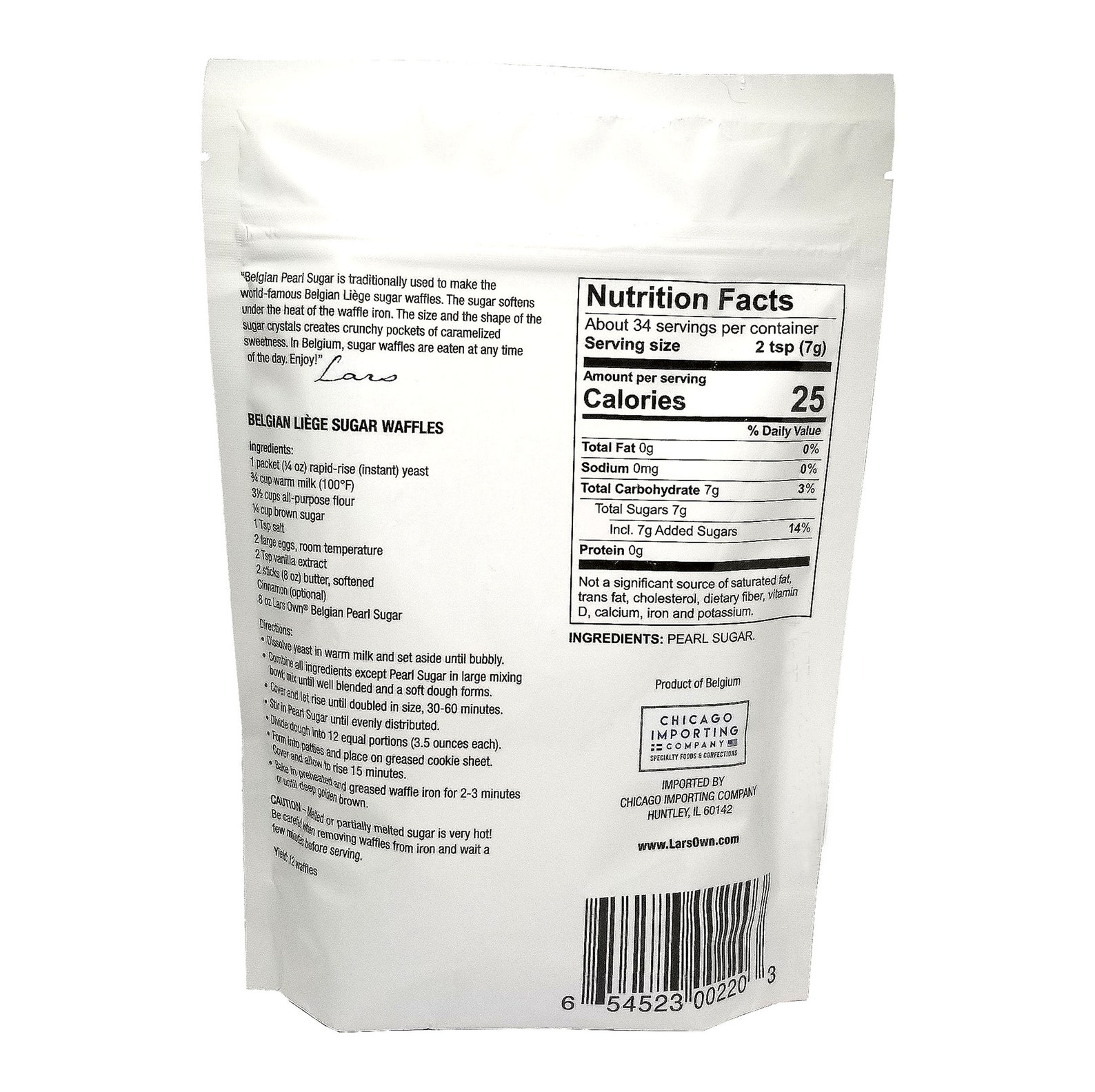 Lars Own Belgian Pearl Sugar 8 Oz. - Etsy