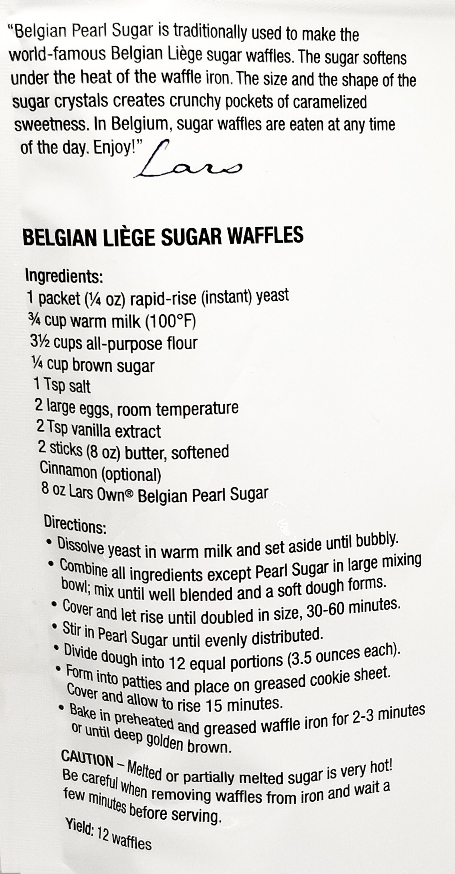 Lars Own Belgian Pearl Sugar 8 Oz. - Etsy