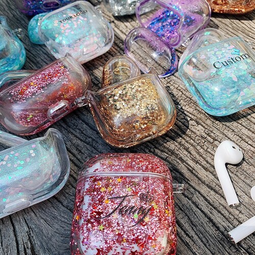 Air Pod Pro Case Customized Name Personalized Airpods Glitter - Etsy