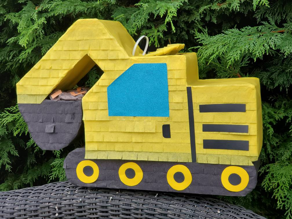 Excavator Pinata - Etsy