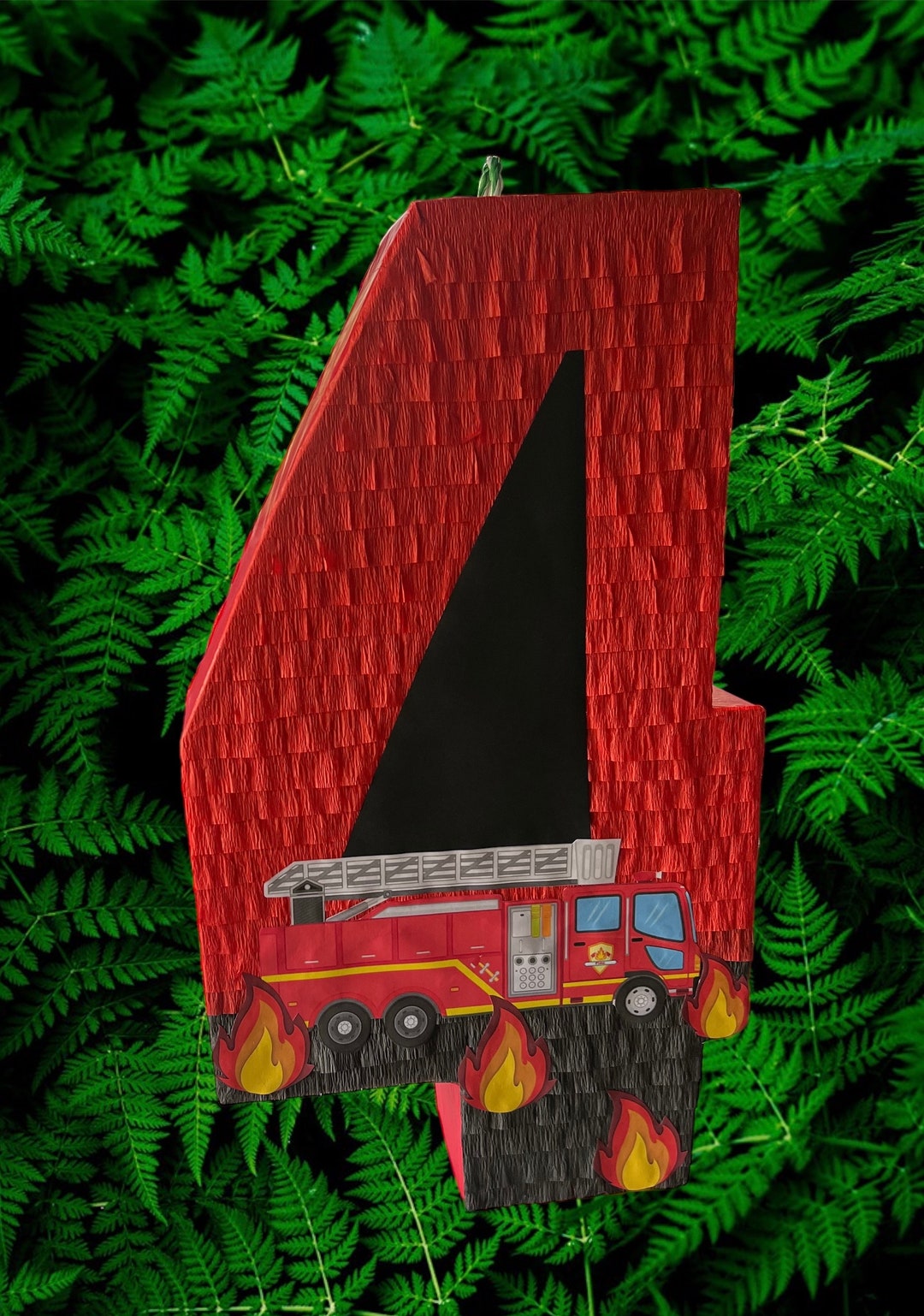 Number Fire Truck Pinata - Etsy