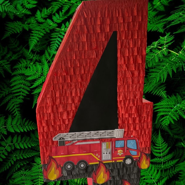 Fire Truck Pinata - Etsy