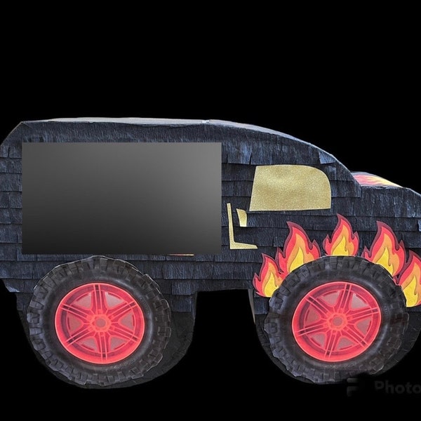 Grave Digger Monster Truck Piñata - Etsy