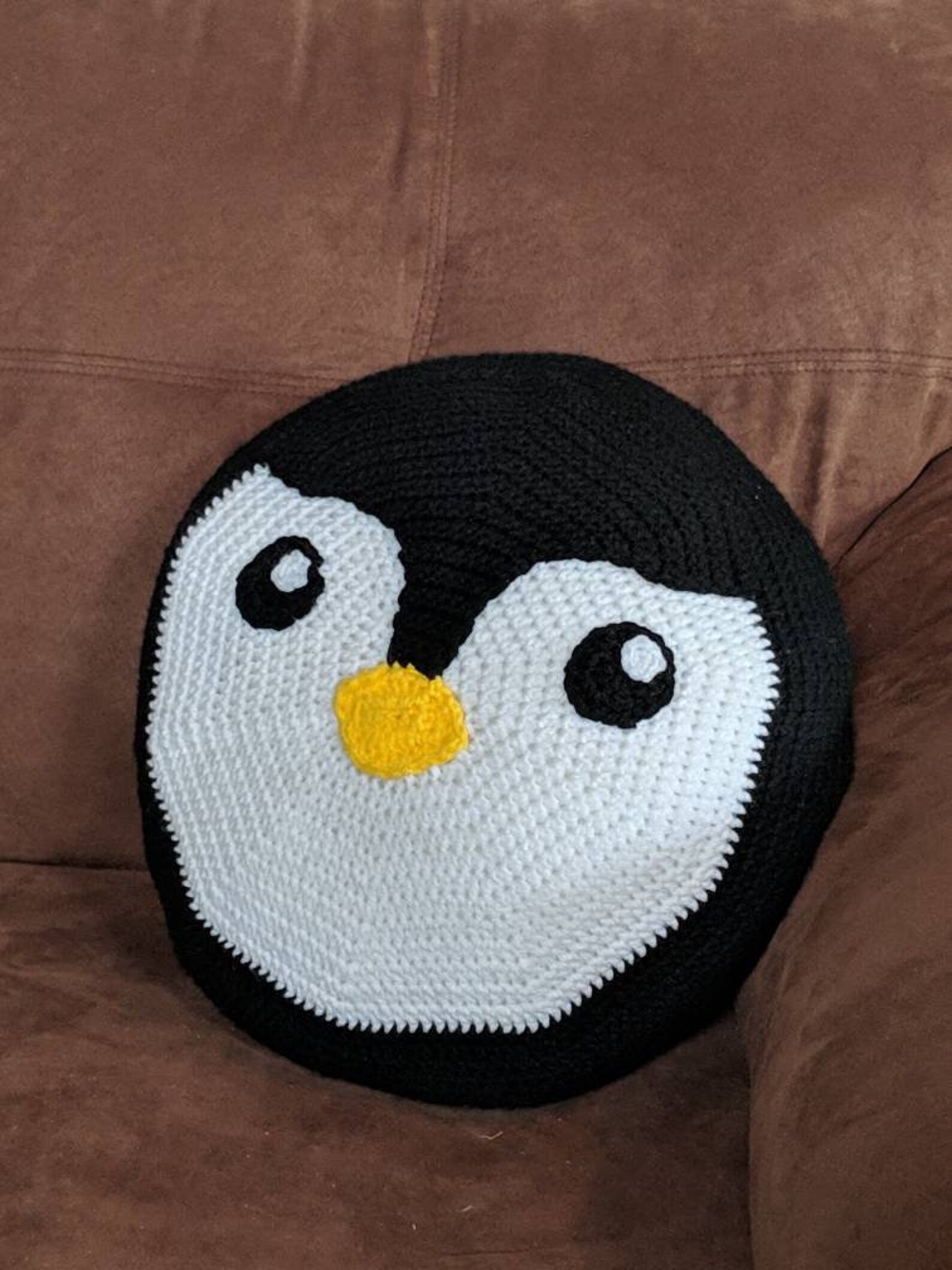 Penguin Pillow Crochet Pillow Pattern Crochet Pattern Pillow - Etsy