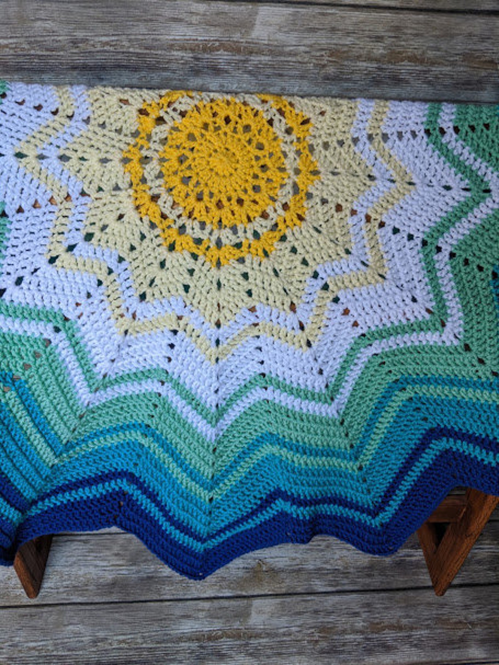 You are my sunshine blanket crochet pattern sun crochet | Etsy