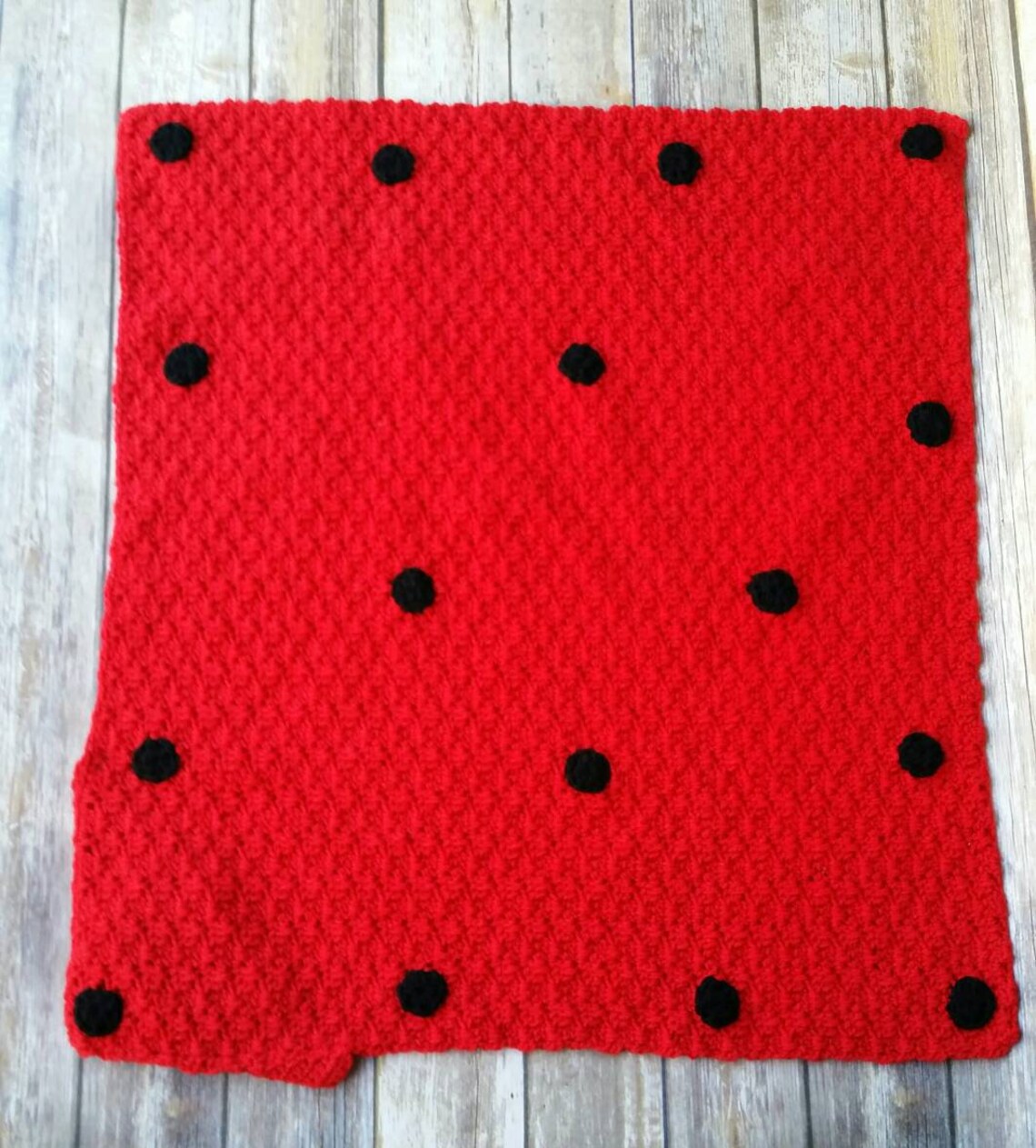 Ladybug Hooded Blanket Crochet Pattern | Etsy