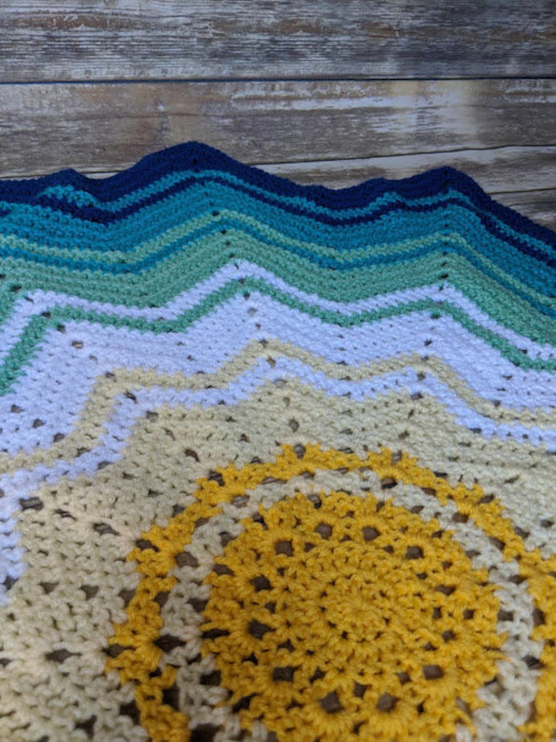 You are my sunshine blanket crochet pattern sun crochet | Etsy