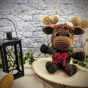 Amigurumi Moose Crochet Pattern: Stuffed Animal Toy (digital Download ...