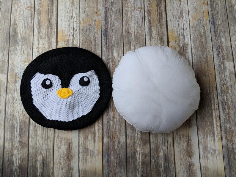 Penguin Pillow Crochet Pillow Pattern Crochet Pattern Pillow - Etsy