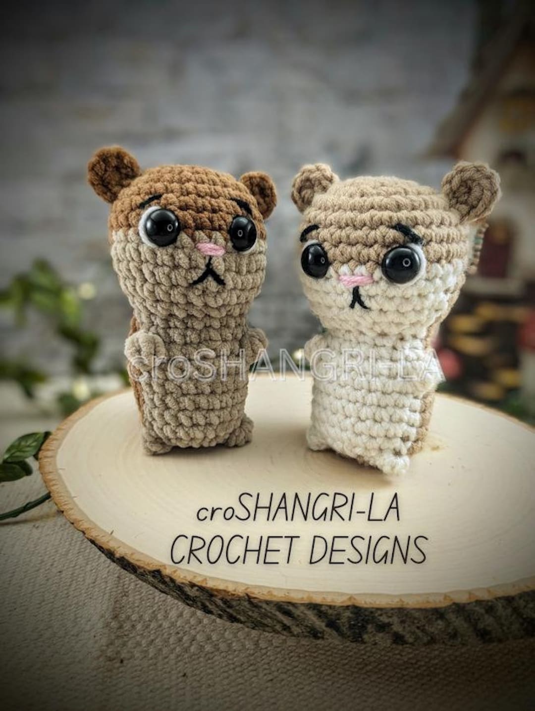 Harold the Hamster Crochet Pattern, Crochet Hamster Pattern, Amigurumi ...
