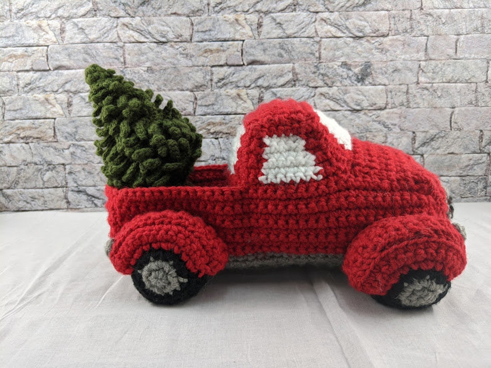 Vintage Truck Crochet Pattern, Crochet Truck Pattern, Crochet Red Truck ...