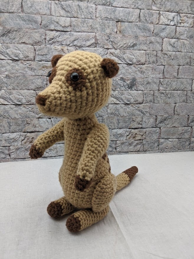 Meerkat Amigurumi Crochet Pattern: Stuffed Animal Toy (digital Download ...