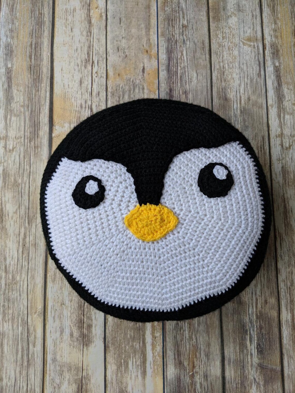 Penguin Pillow Crochet Pillow Pattern Crochet Pattern Pillow | Etsy