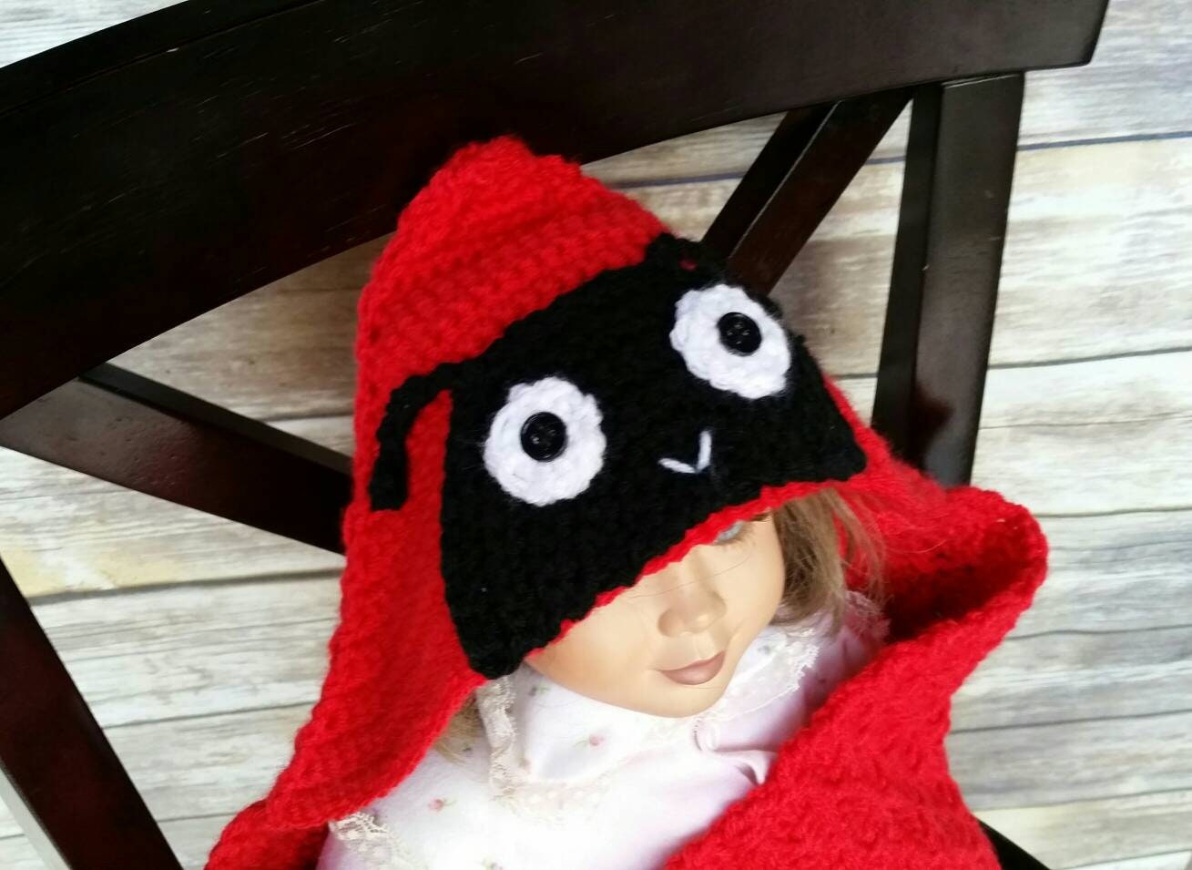 Ladybug Hooded Blanket Crochet Pattern | Etsy