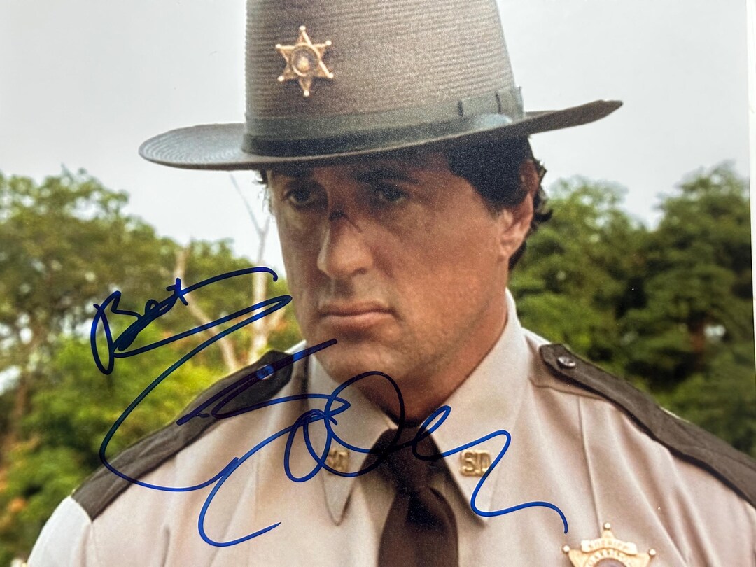 Sylvester Stallone Signed Copland 8x10 Photo. Rocky Balboa - Etsy