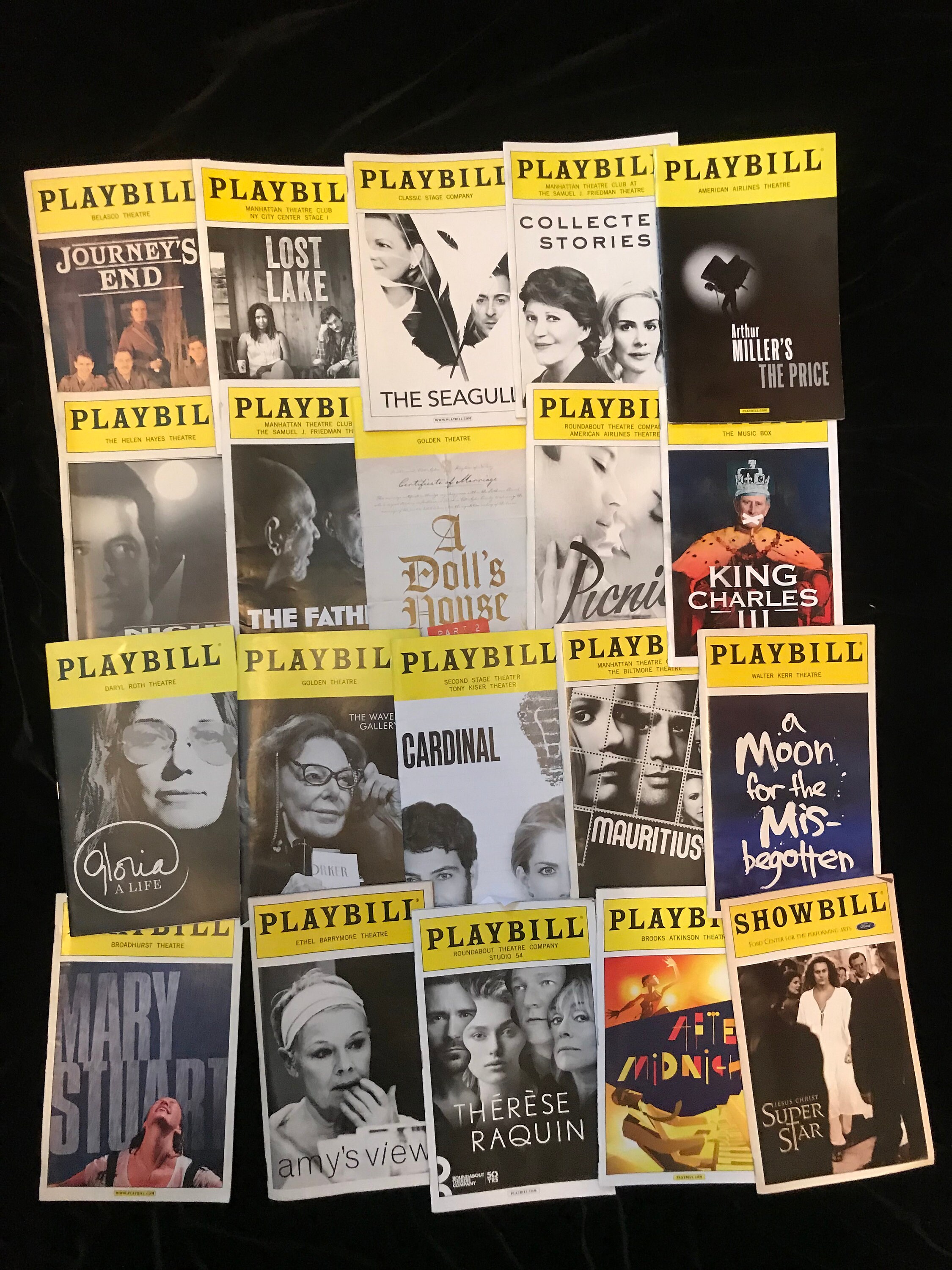 10 Broadway Playbills for Party Favors/ Gifts, Wedding Favors/ Gift ...