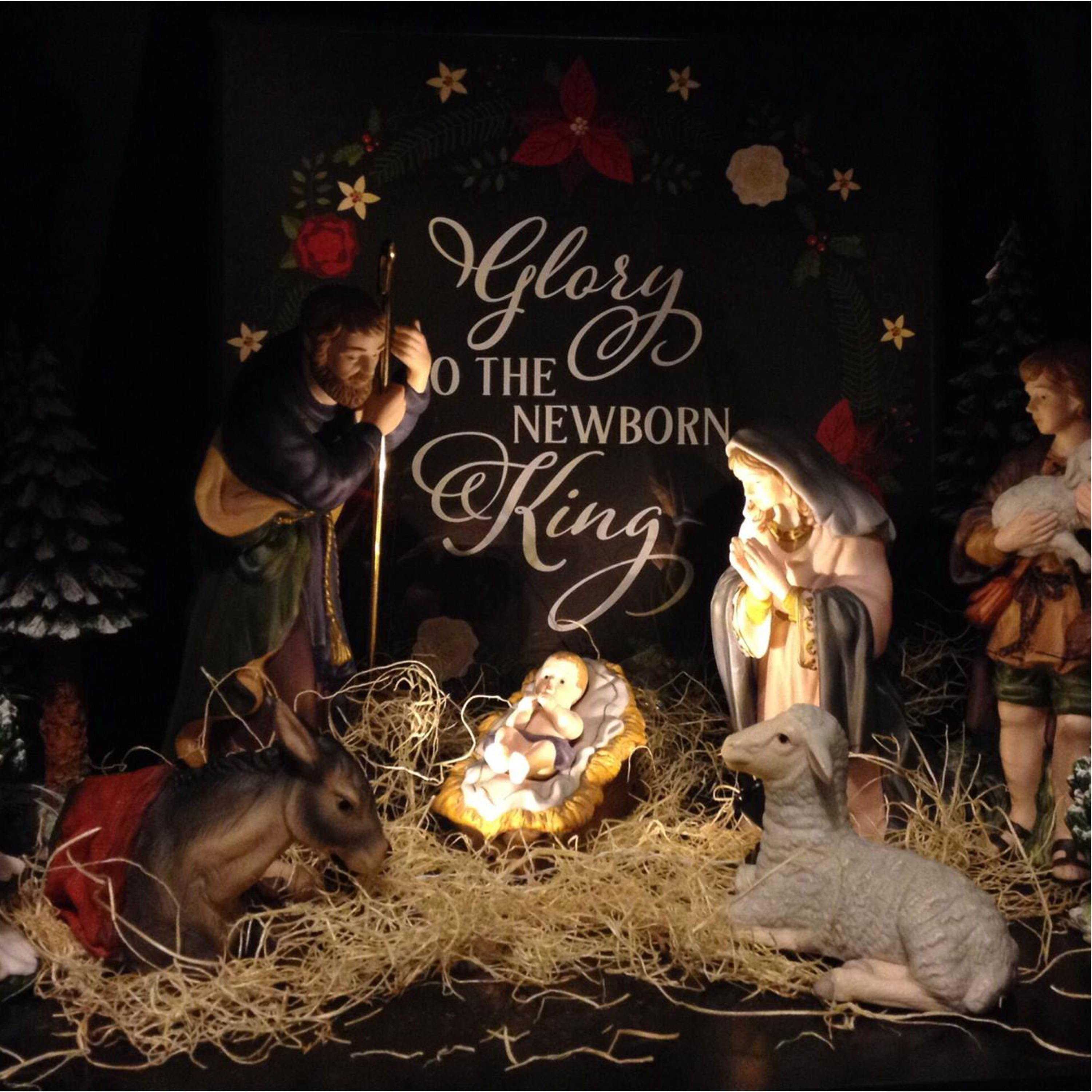 Glory to the Newborn King SVG Cut File | Etsy