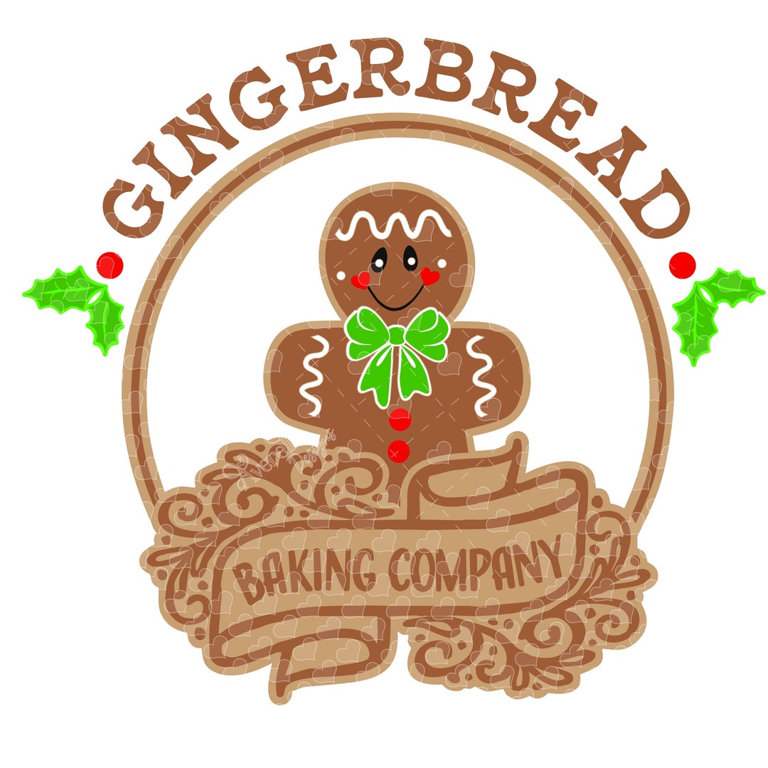 Gingerbread Baking Company SVG DXF PNG - Etsy