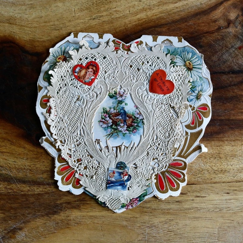 Victorian Valentines - Etsy