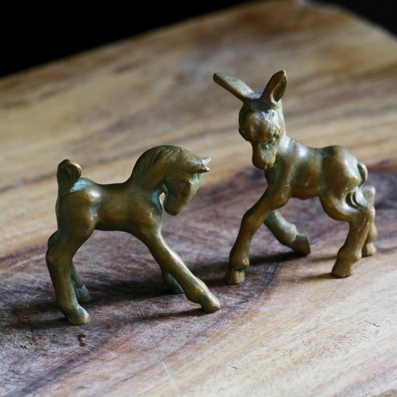 Brass Animal Figurines - Etsy