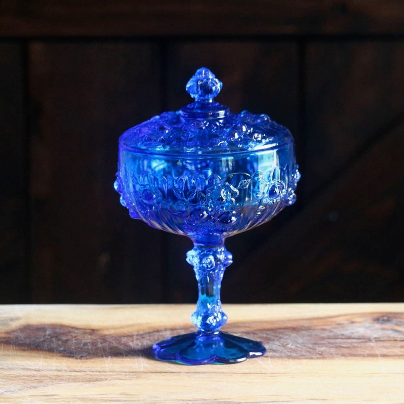 Fenton Candy Dish - Etsy