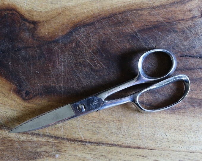 Vintage Cutco 8" Scissors With Serrated Edge, Take Apart Chrome Shears ...