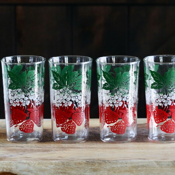 Retro Drinking Glass - Etsy