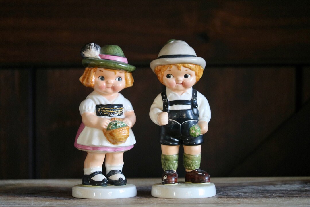 Vintage Goebel Dolly Dingle Figurines, Cute Spring Decor, Hans and ...