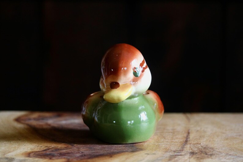 Vintage Rio Hondo Duck Flower Frog, Kitschy Spring Decor, Cute Brown ...