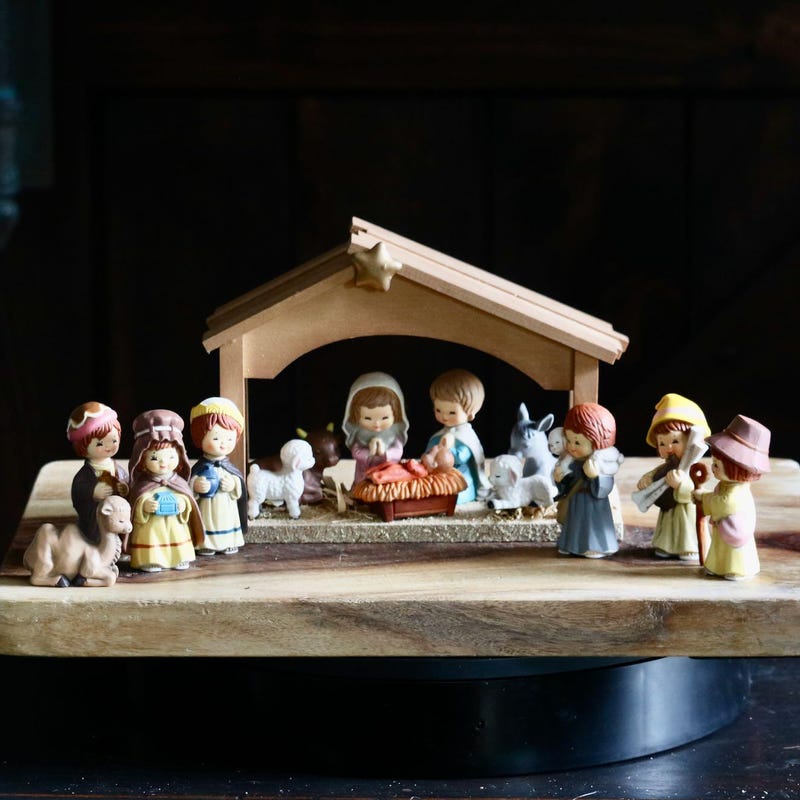 Cute Nativity Set - Etsy