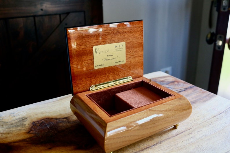 Vintage Lena Liu Music Jewelry Box, Elegant Spring Decor, H&G Studios ...