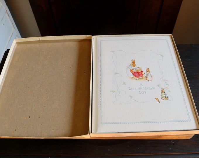 Vintage NEW Old Stock Peter Rabbit Baby Book! 1976 Beatrix Potter "a ...