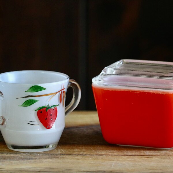 Pyrex Strawberry - Etsy