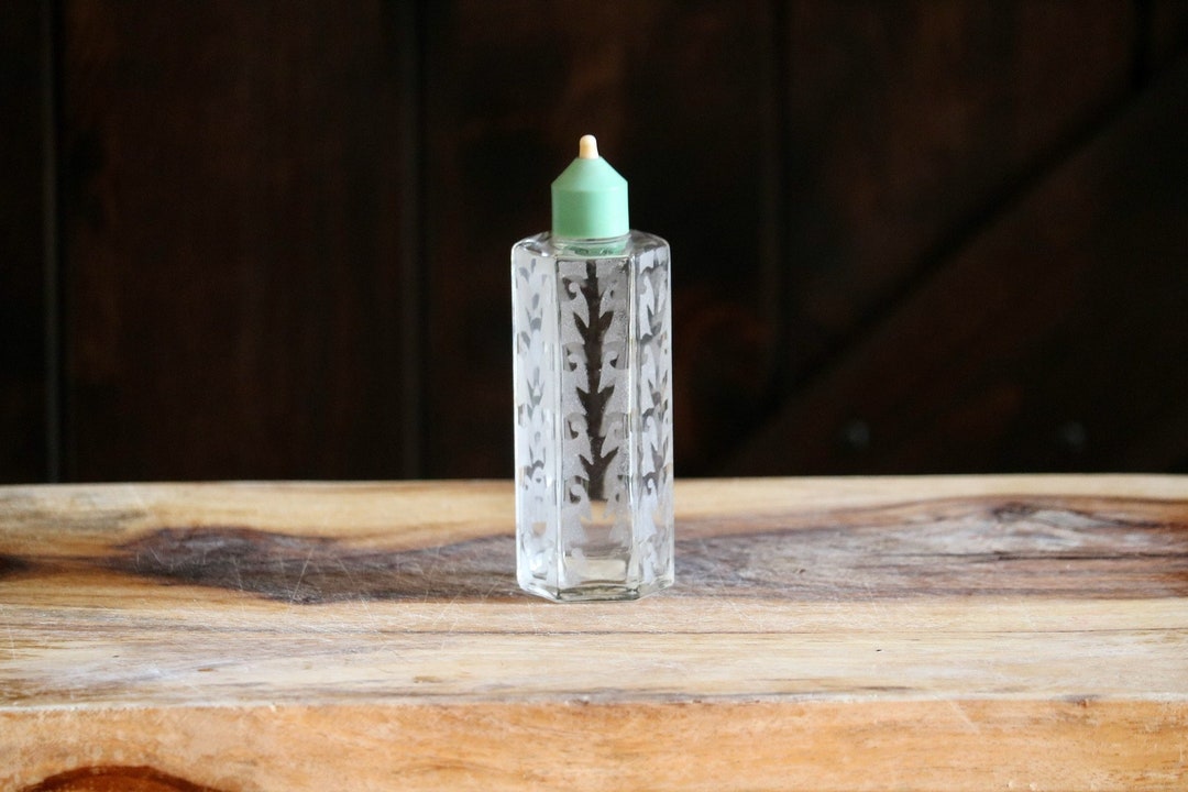 Vintage Art Nouveau Perfume Dabber, Bougie Vanity Decor, Clear and ...