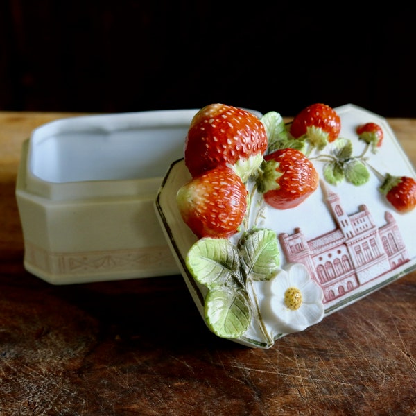 Strawberry Trinket Box - Etsy