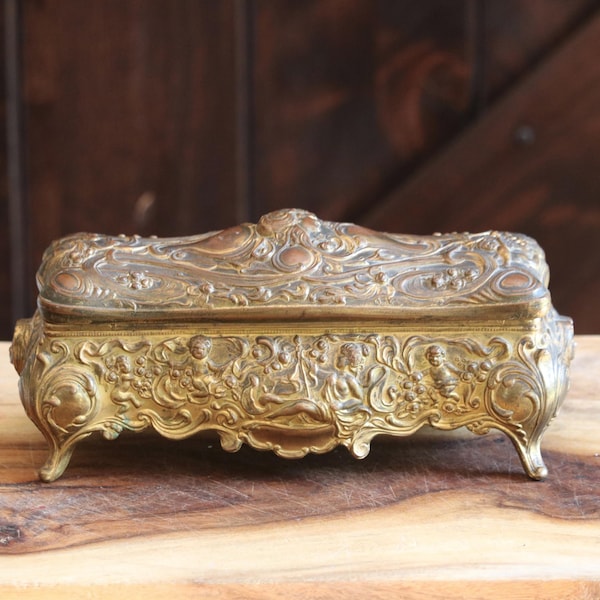Trinket Box With Cherub - Etsy