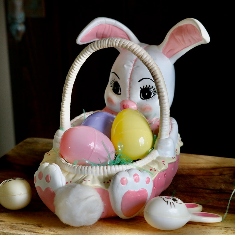 Ceramic Easter Bunny - Etsy