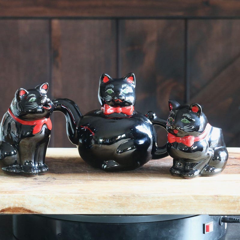 Cat Teapot - Etsy