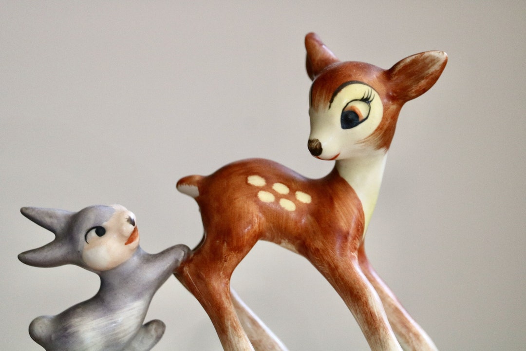 Vintage Bambi and Thumper Figurine Summer Decor TMK2 Goebel - Etsy