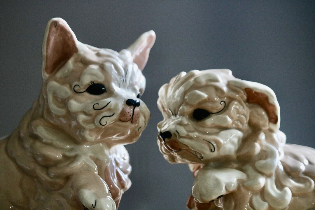Vintage Kay Finch Yorkie Figurines, Bougie Dog Decor, Cute Yorkshire ...