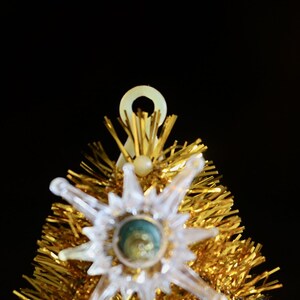 Electrified Flashing Star Tree Topper, Vintage Christmas Tree Decor ...