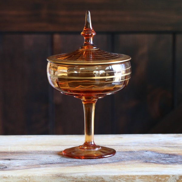 Amber Candy Dish - Etsy