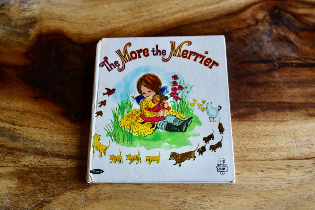 Vintage the More the Merrier Book, Retro 1964 Whitman Tell-a-tale ...