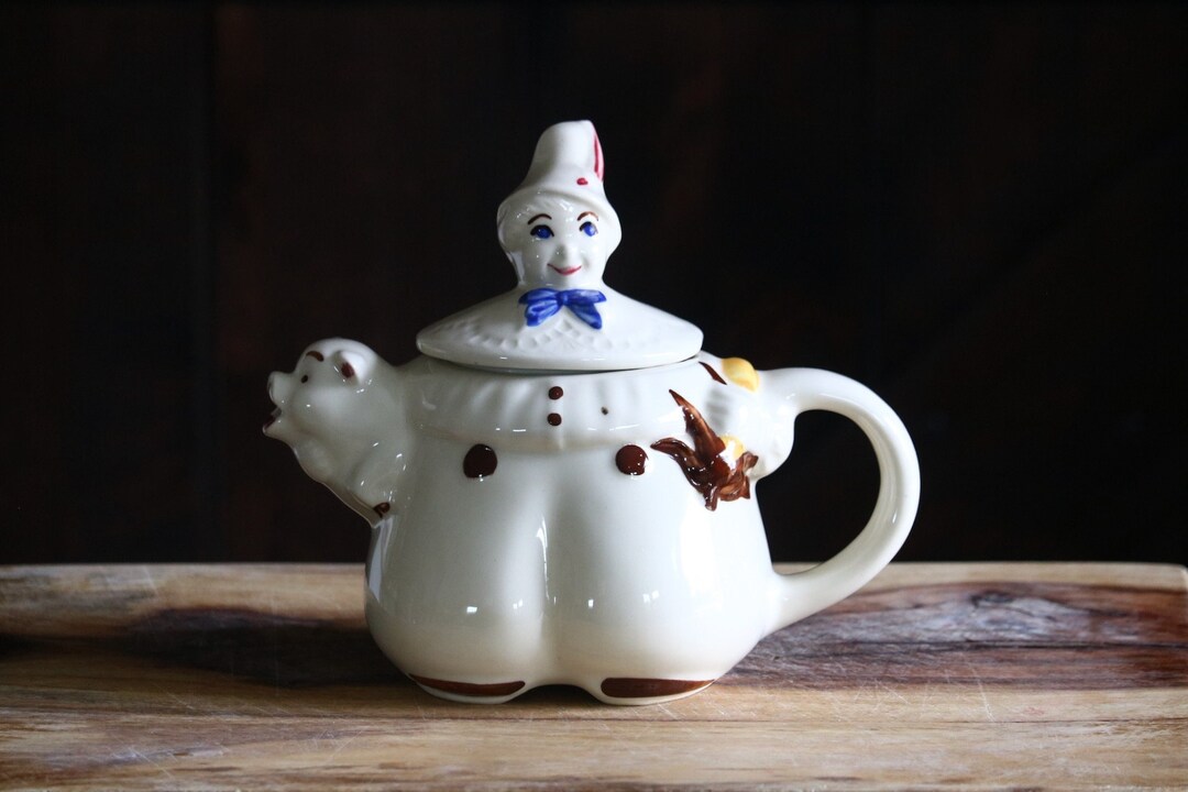 Vintage Tom the Pipers Son Teapot, Retro Kitchenalia, Shawnee Tea Pot ...